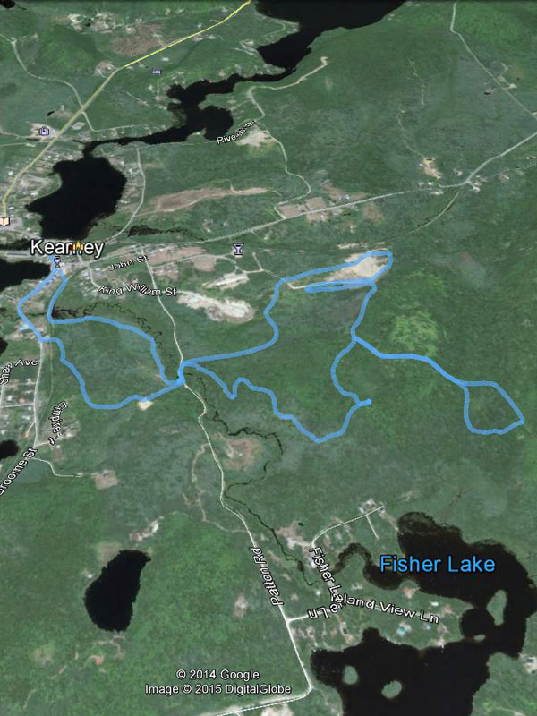 6-dog-sprint-race-route-map - Kearney Dog Sled Races