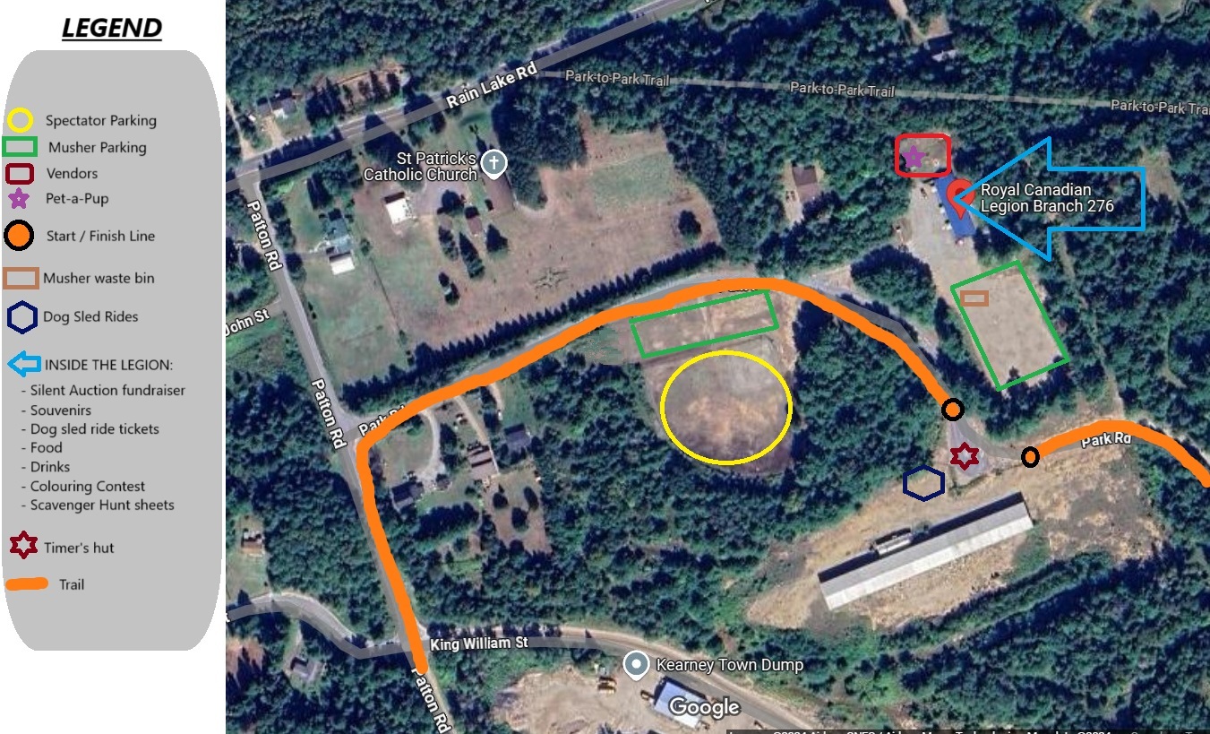 MAP 2025 - Kearney Dog Sled Races