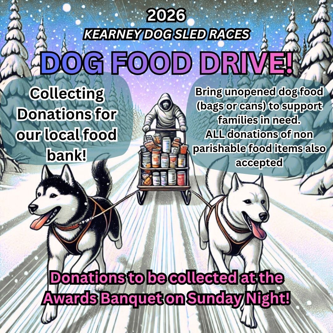 Dog Food Drive is BACK! - Kearney Dog Sled Races